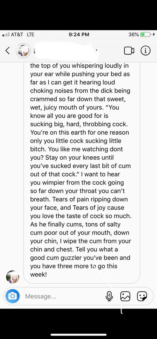 The best fantasy a girl has ever written me. Forced bi cuck | Scrolller