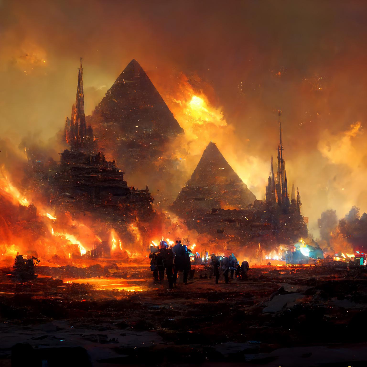 The Burning of Prospero (scene from warhammer 30k) | Scrolller