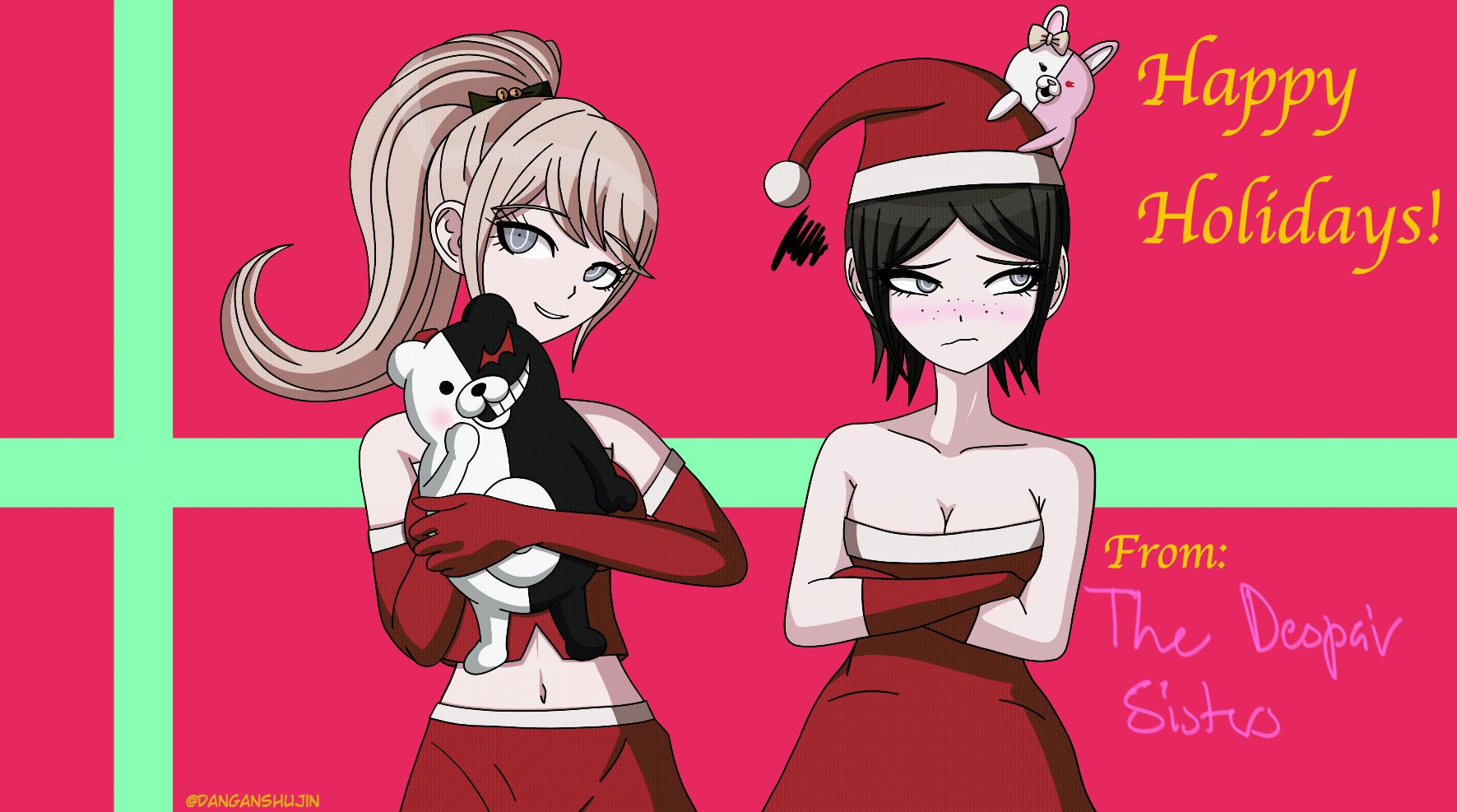 The Despair Sisters wish you a Happy Holiday! (u/SaveSayorichan) | Scrolller