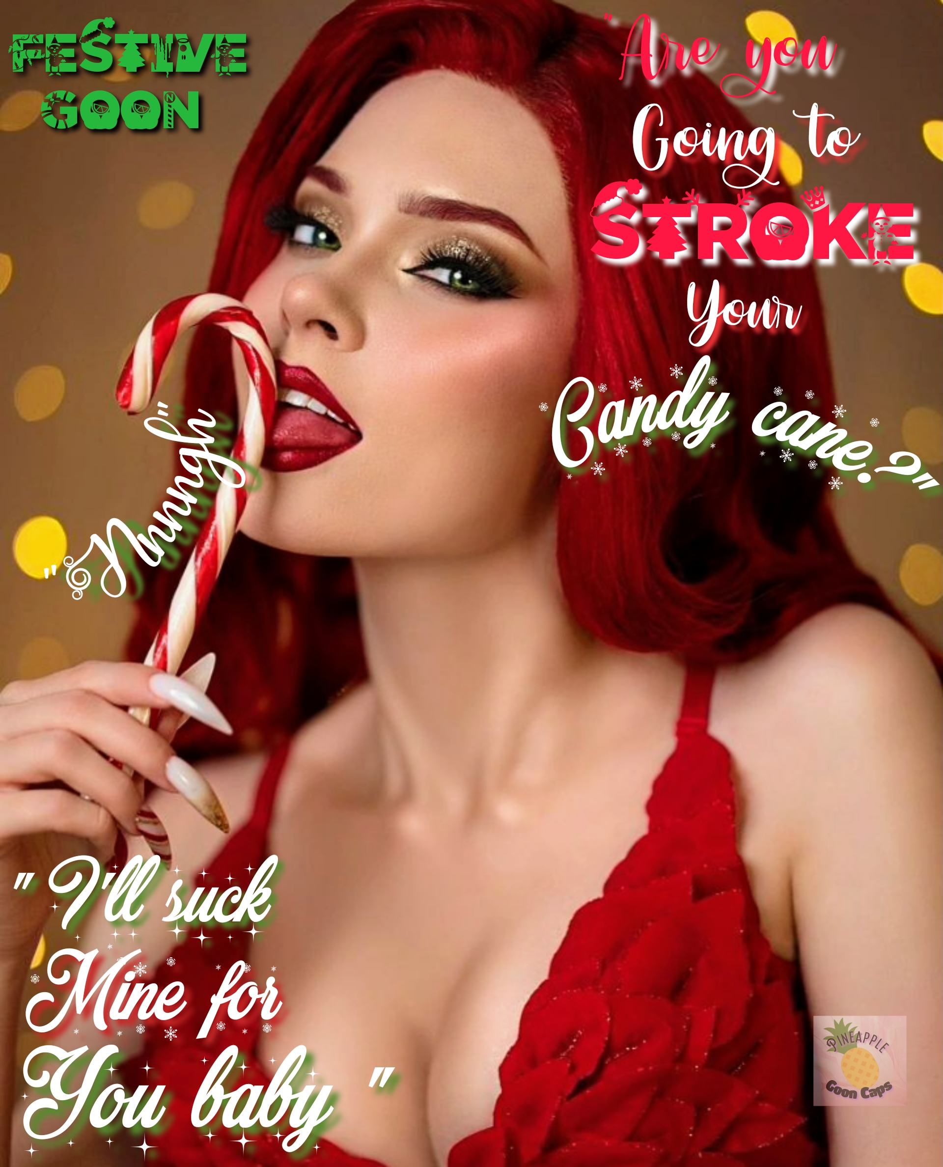 The festive goon season has begun and a cheeky candy cane lover is here to help get you in that ...
