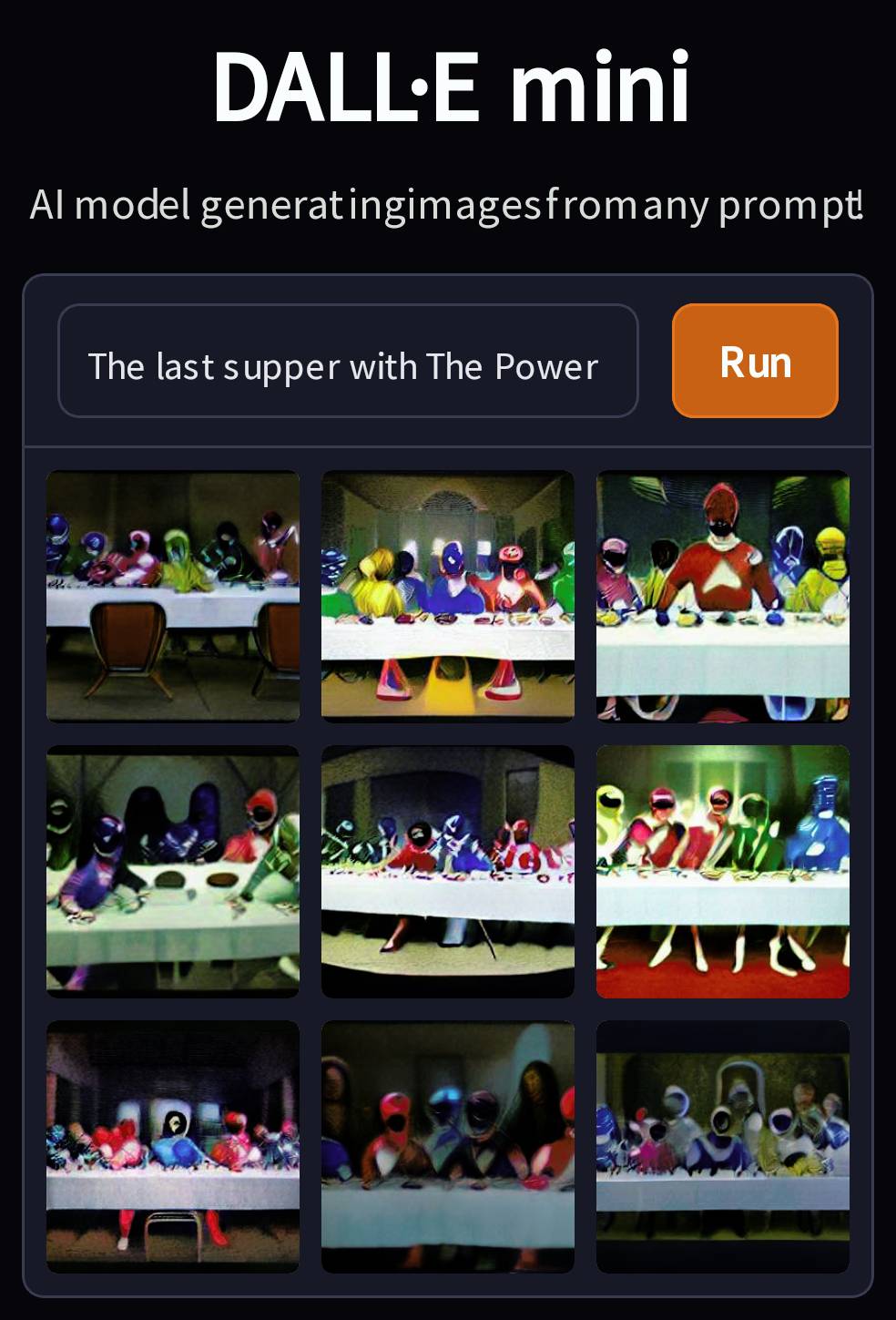 The last supper with The Power Rangers | Scrolller