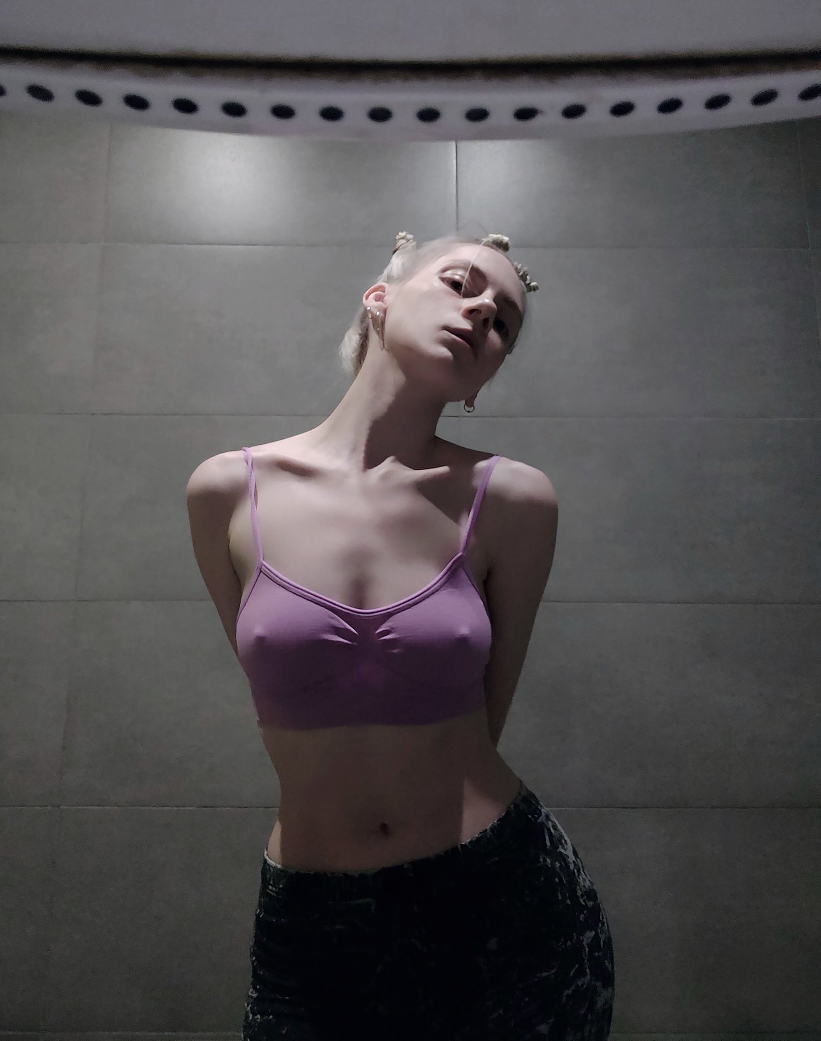 the light falls beautifully in the toilet of the fitness center | Scrolller