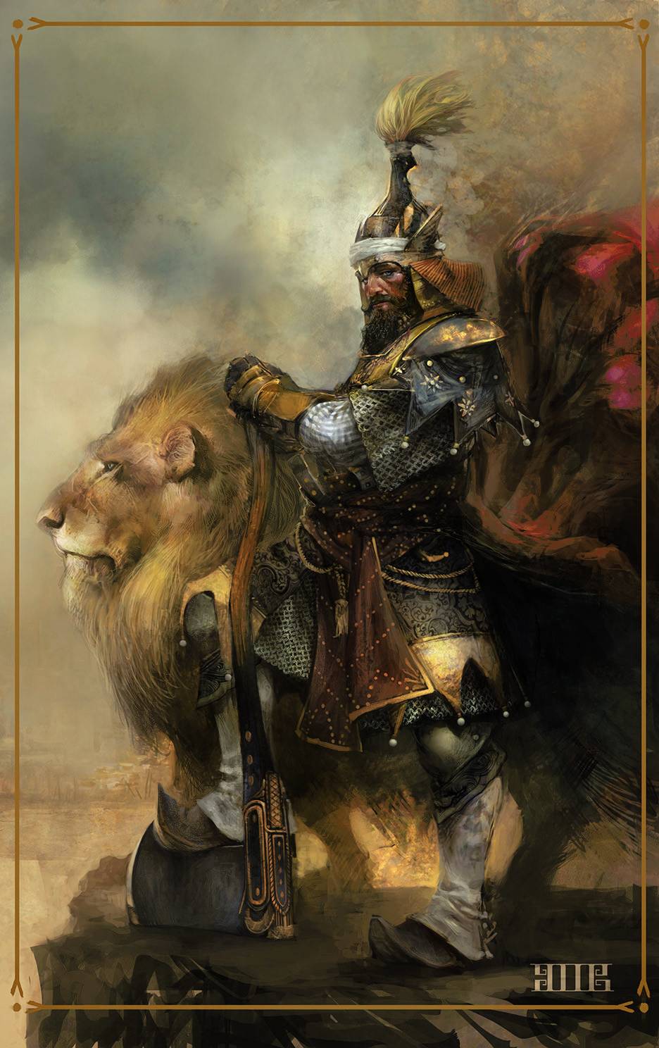 The Lion, by Othon Nikolaidis | Scrolller