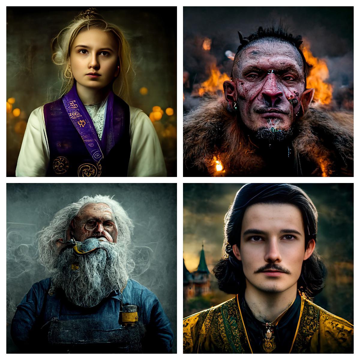 The Novice, The Marauder, The Tinker, and The Noble | Scrolller