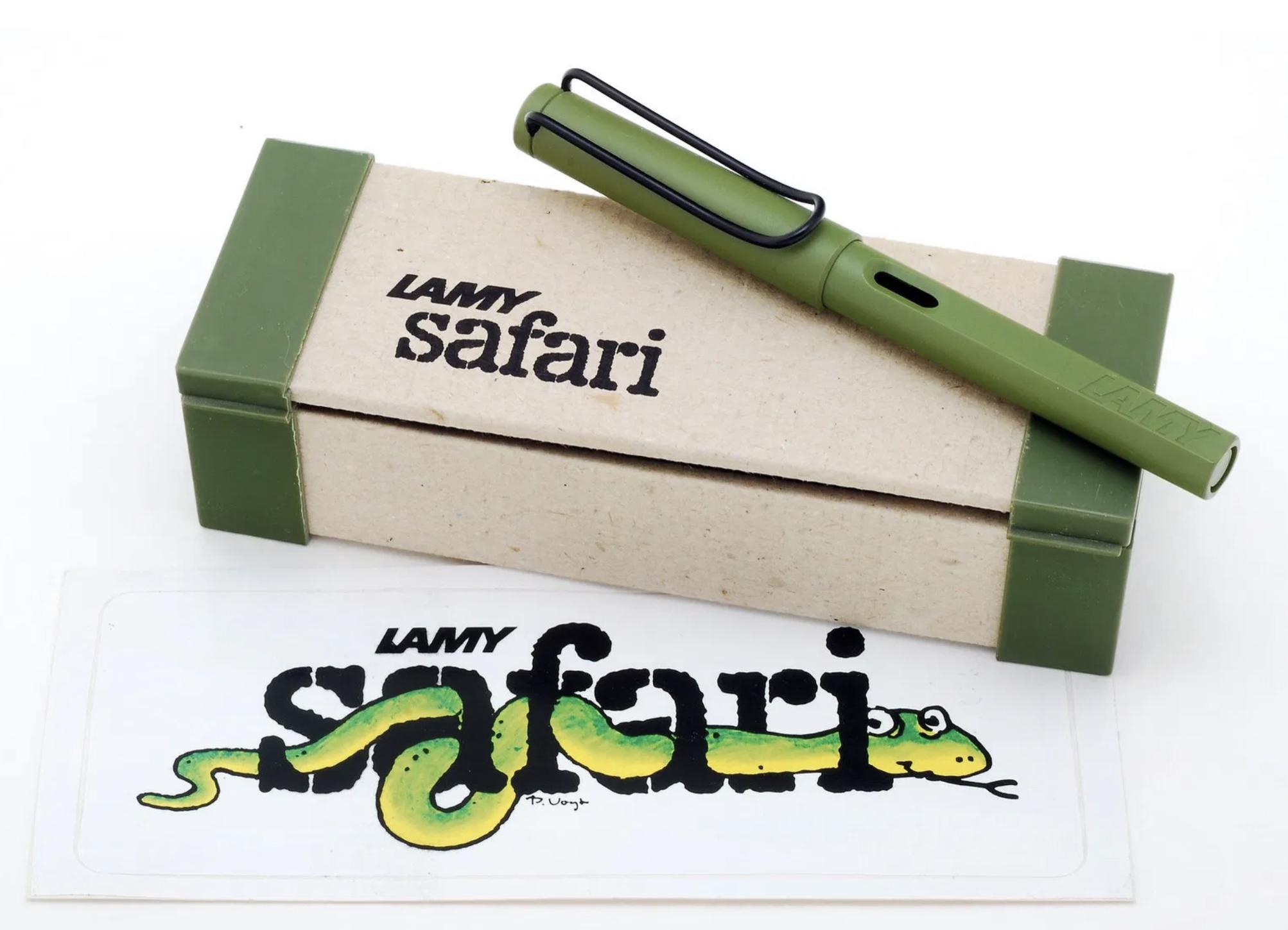 The original Safari and box. LAMY has always had odd boxes | Scrolller