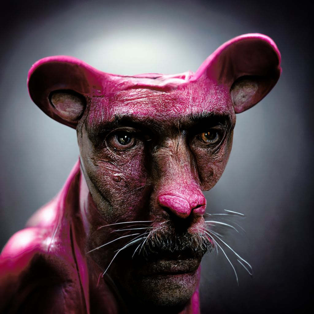 The Pink Panther In Human Form Scrolller