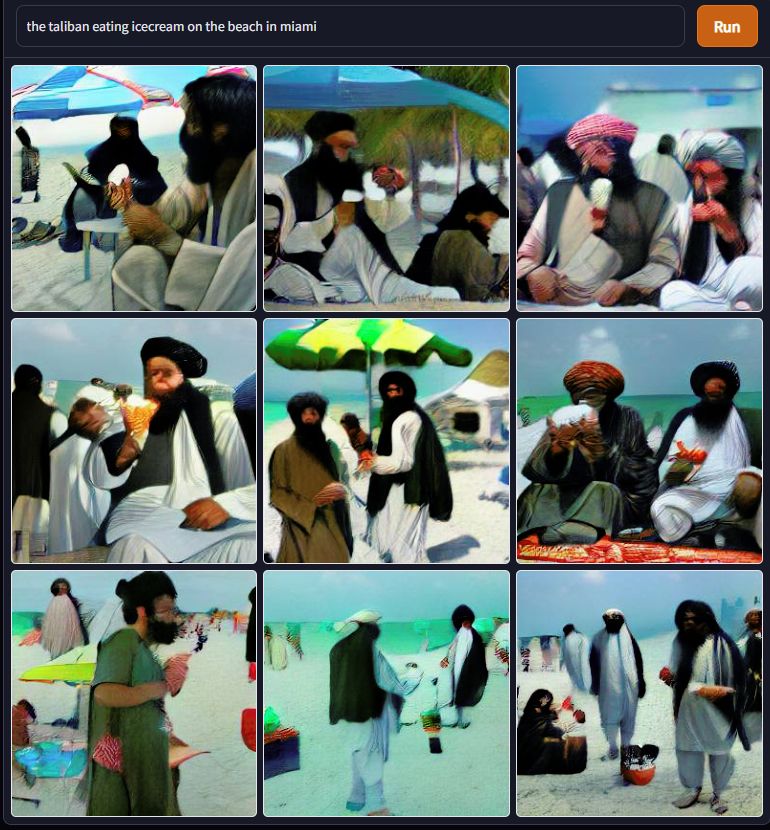 The Taliban eating Icecream on the beach in Miami | Scrolller