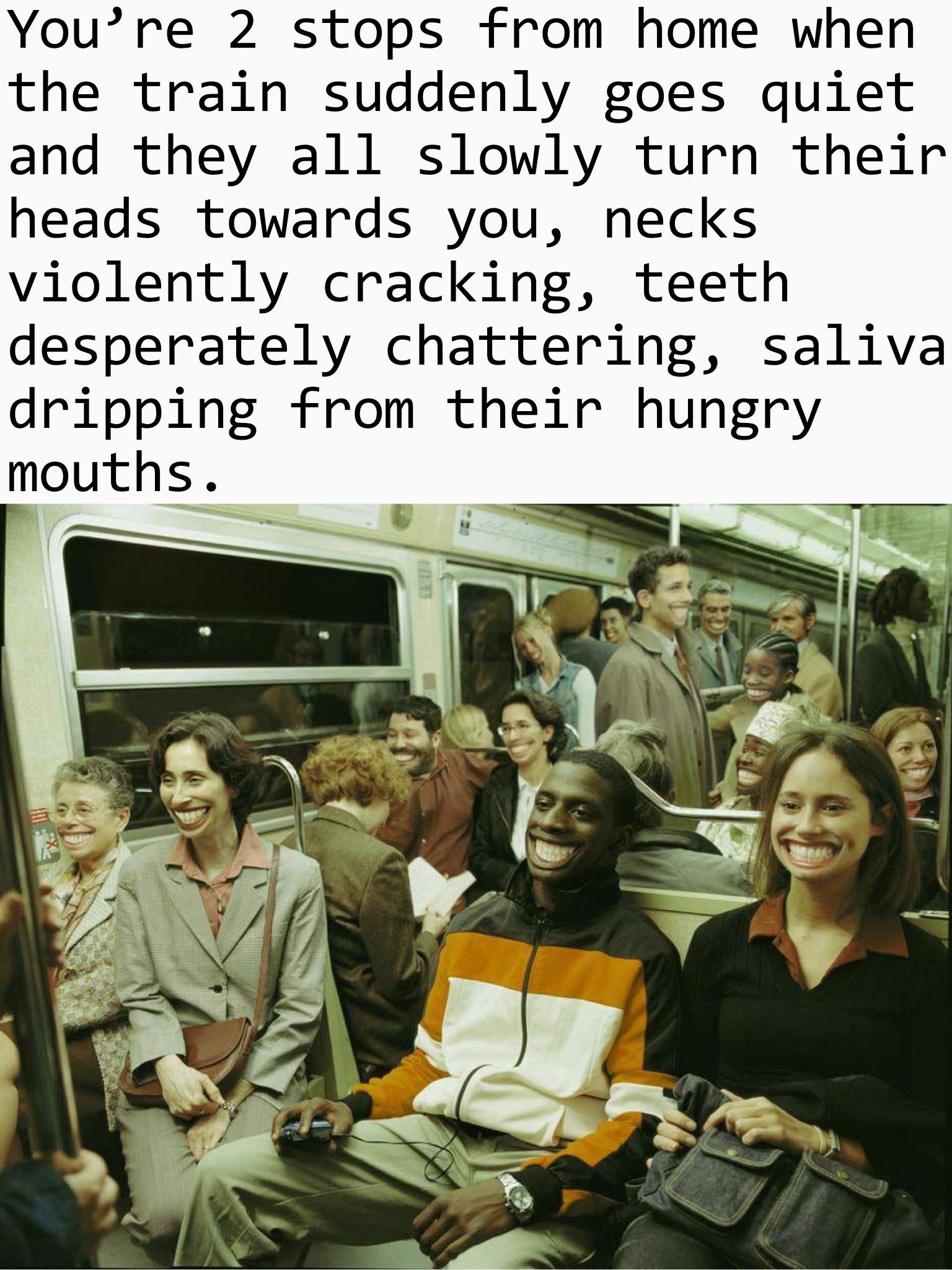 The train is full, but I am alone | Scrolller