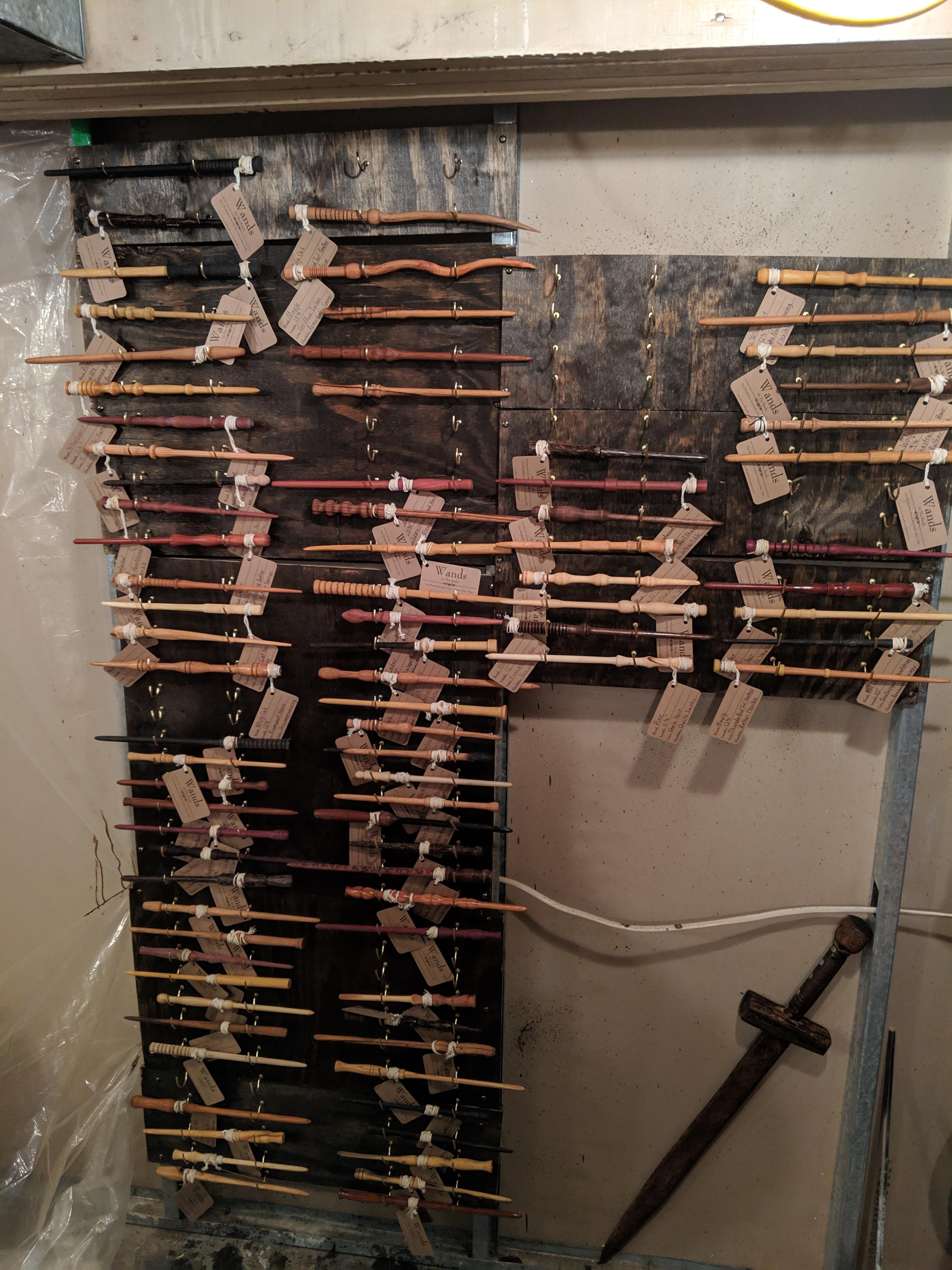 The wand rack is finally complete! | Scrolller
