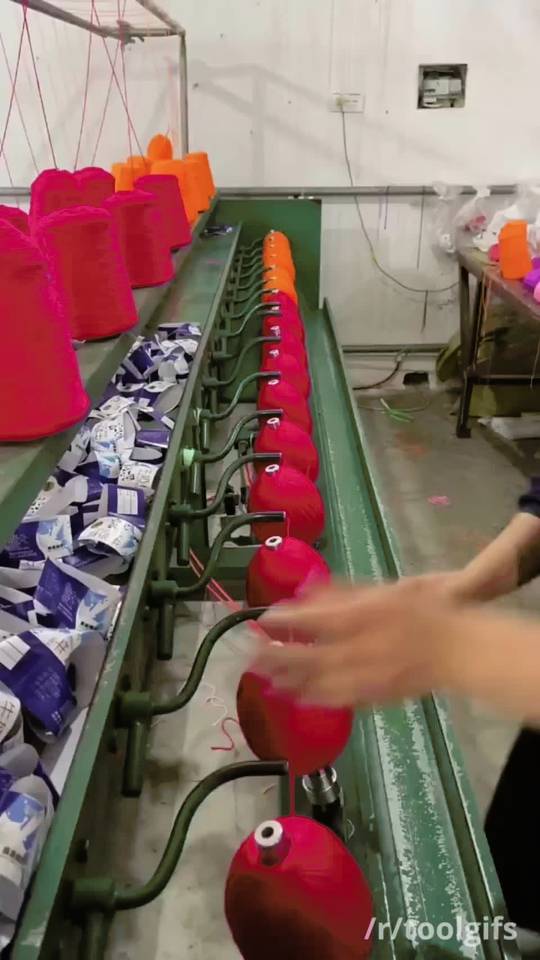 Thread winding machine | Scrolller