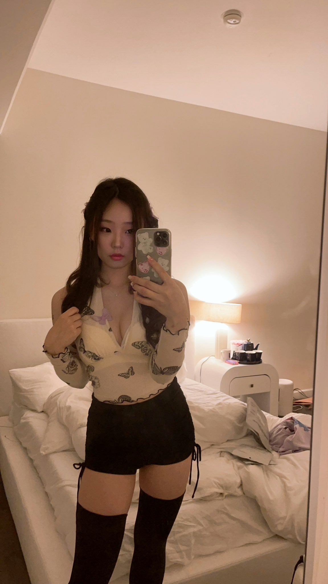 Tight shorts and thigh highs | Scrolller