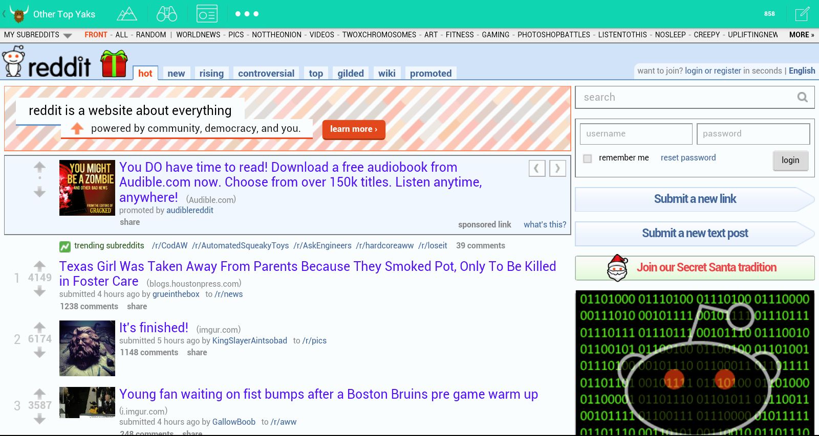 TIL Yik Yak can be used as a web browser | Scrolller