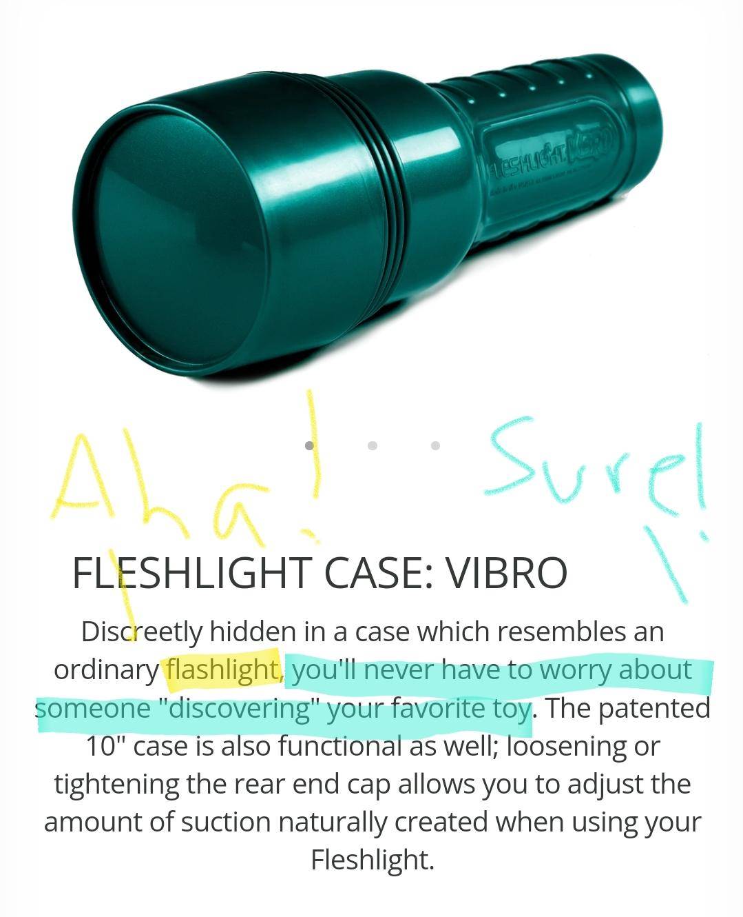 Today I learned why it's called a Fleshlight 🔦 | Scrolller