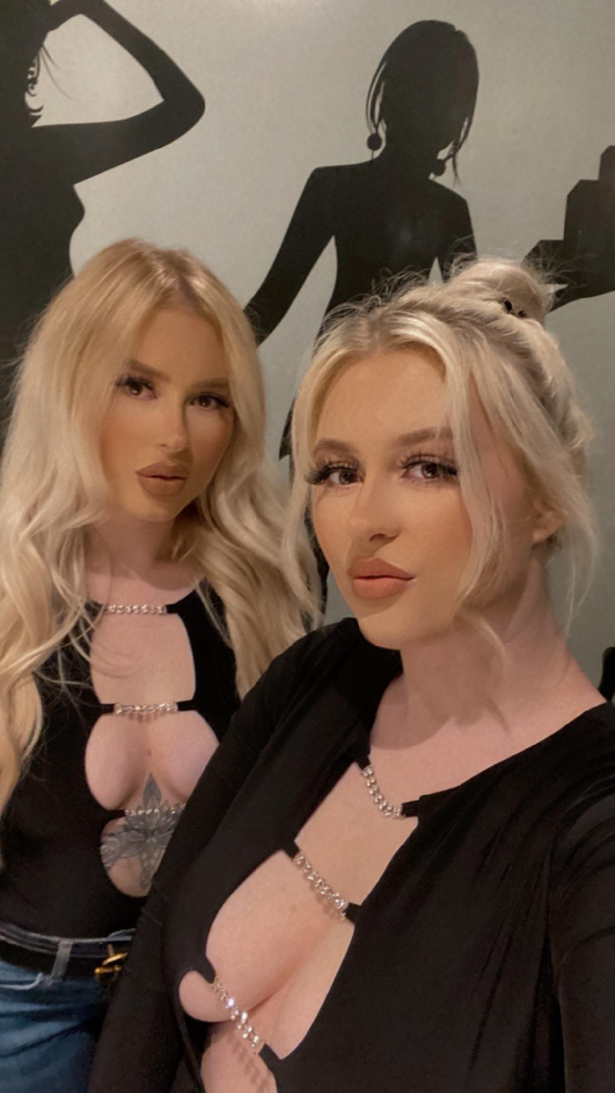 Twins with matching tops | Scrolller