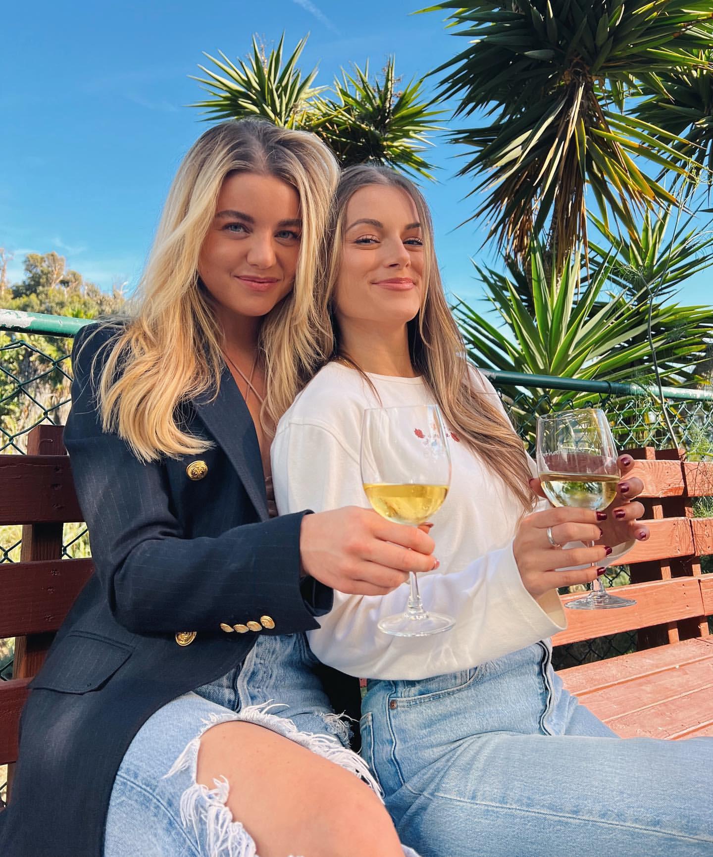 Two girls drinking. Left or right? | Scrolller