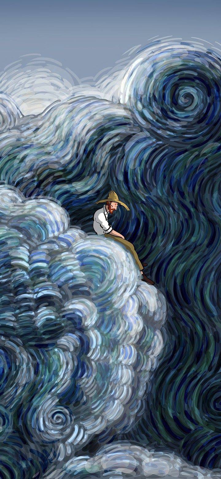 Van Gogh's Wave. | Scrolller