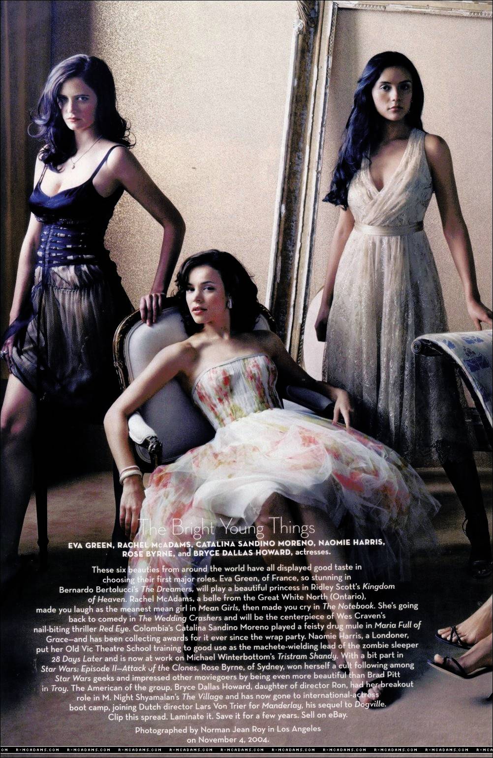 Vanity Fair cover w/Rachel McAdams | Scrolller