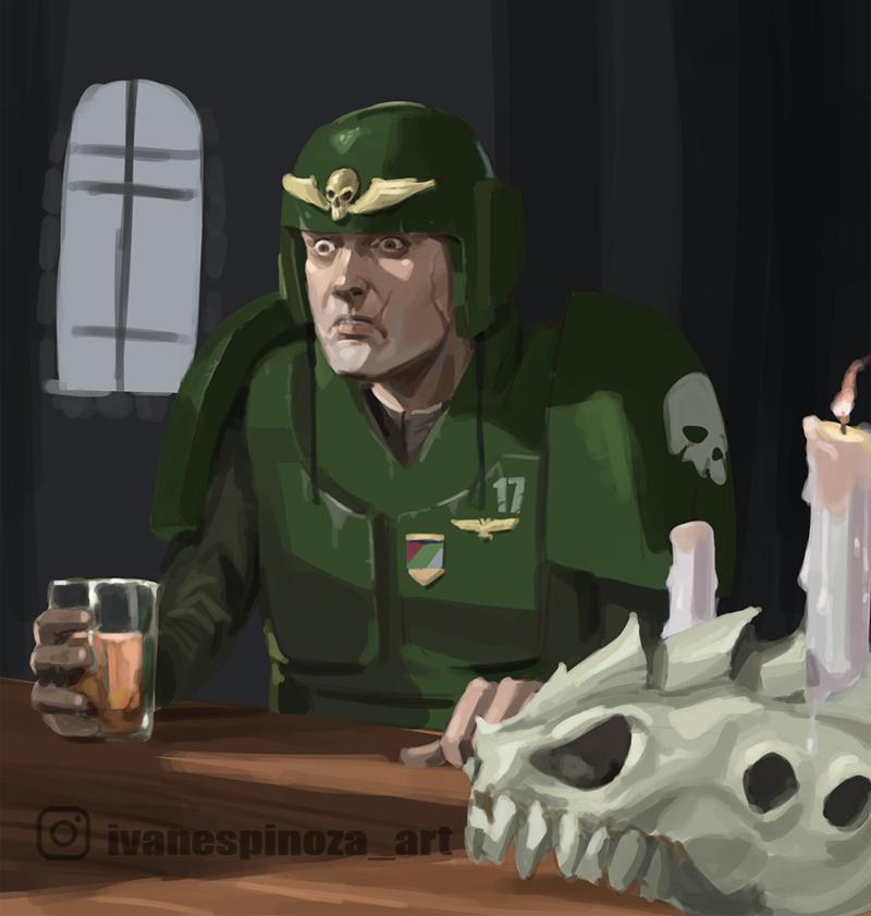 Veteran (Imperial Guard fanart) | Scrolller