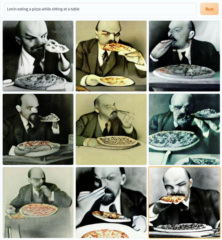 Vladimir Lenin eating pizza. | Scrolller
