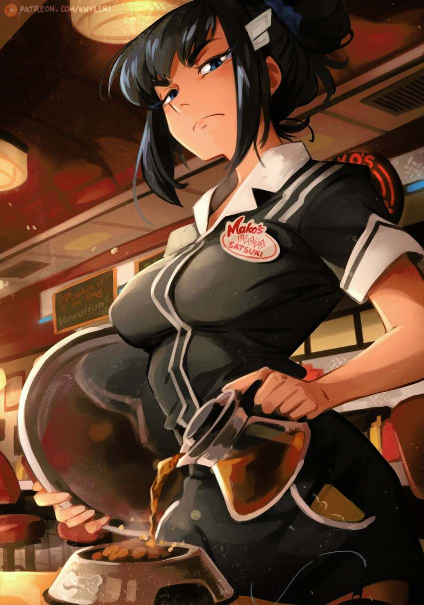 Waitress Satsuki | Scrolller