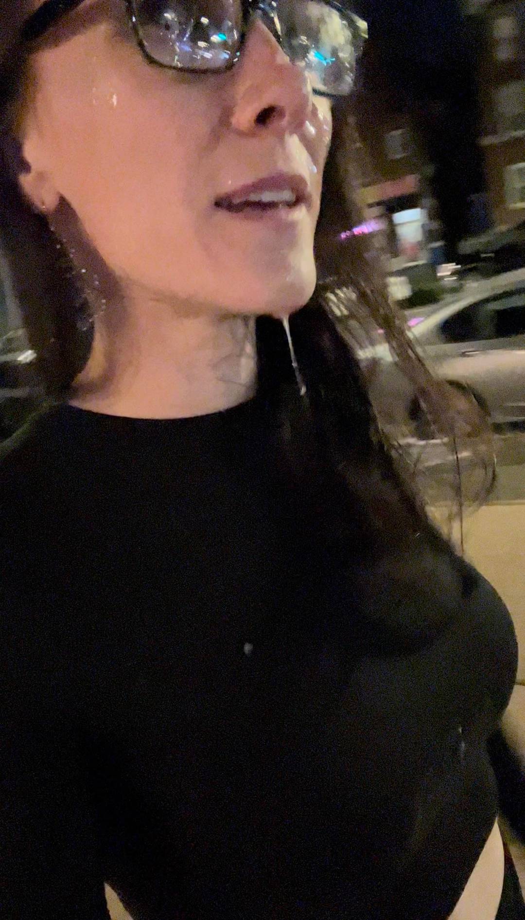 Walking back to the car in the city after a 15 man bukkake 😅🥰 | Scrolller