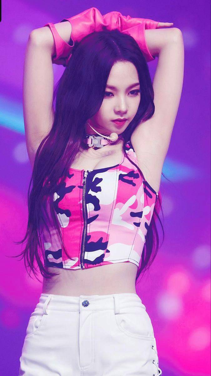 Wanna tie and hang Karina up in this outfit. Slowly unzip her top and suck on those lovely tits ...