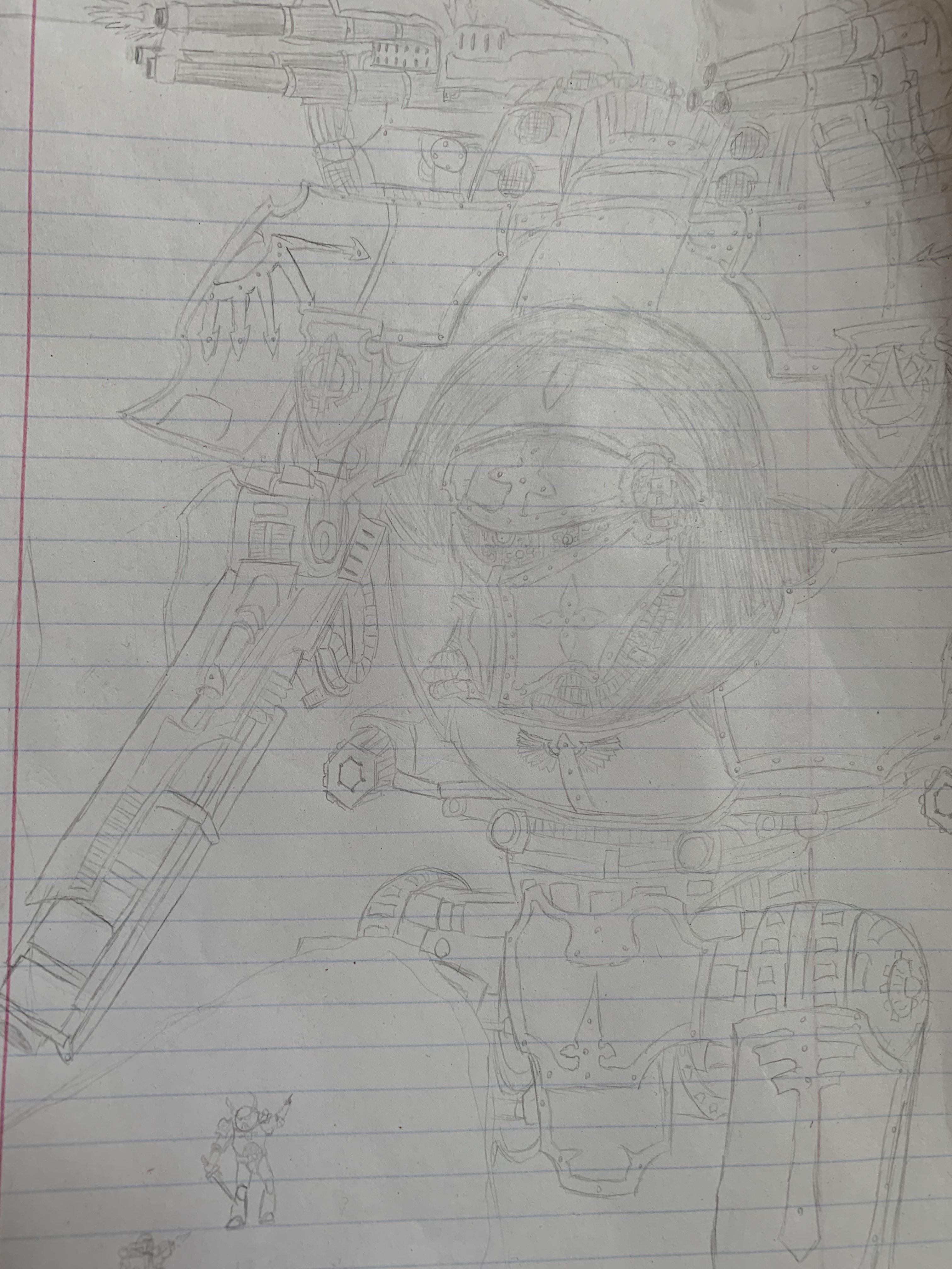 Warlord titan i drew | Scrolller