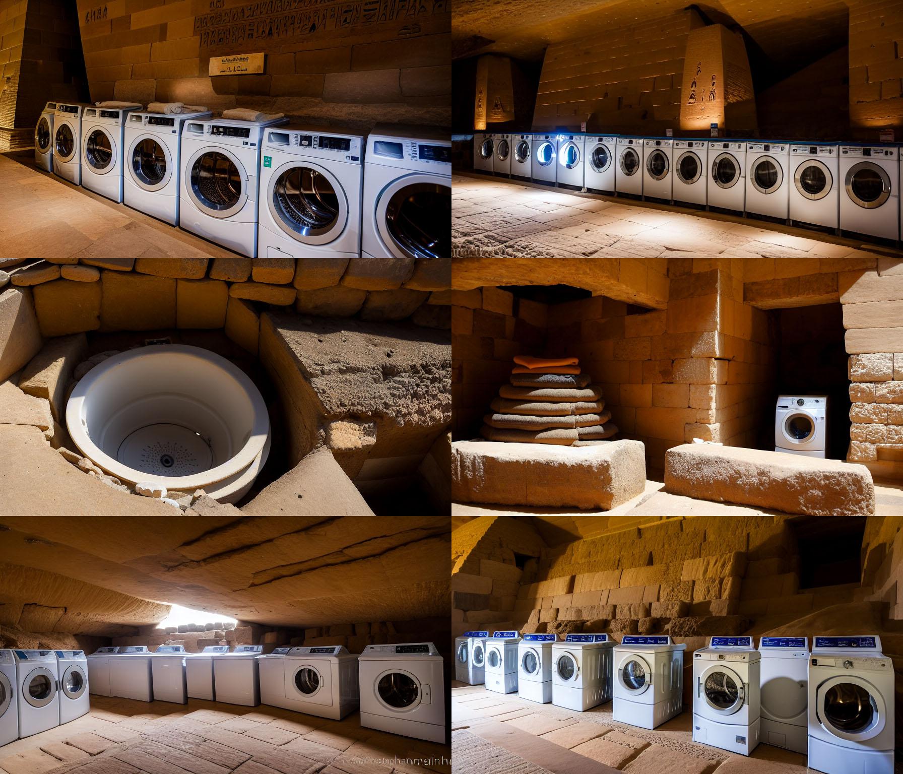Washing Machines in the Pyramid of Giza | Scrolller