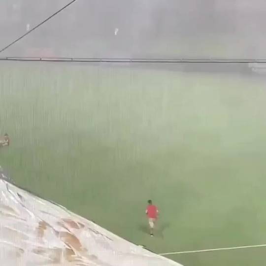 WCGW rolling up a tarp during high winds | Scrolller