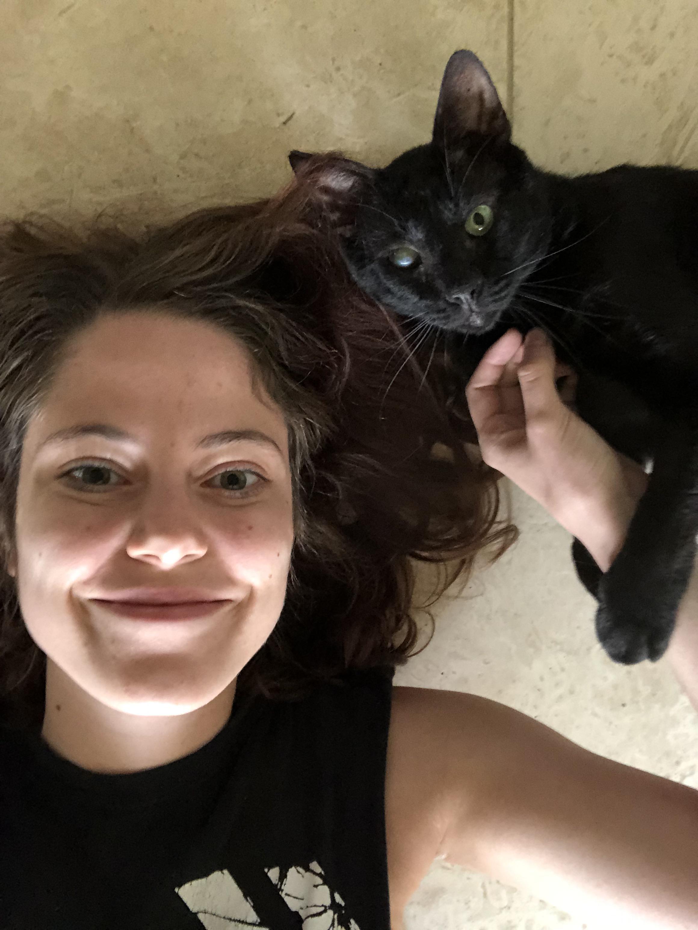 We never take good selfies but I finally got a great one of my clingy first mate | Scrolller