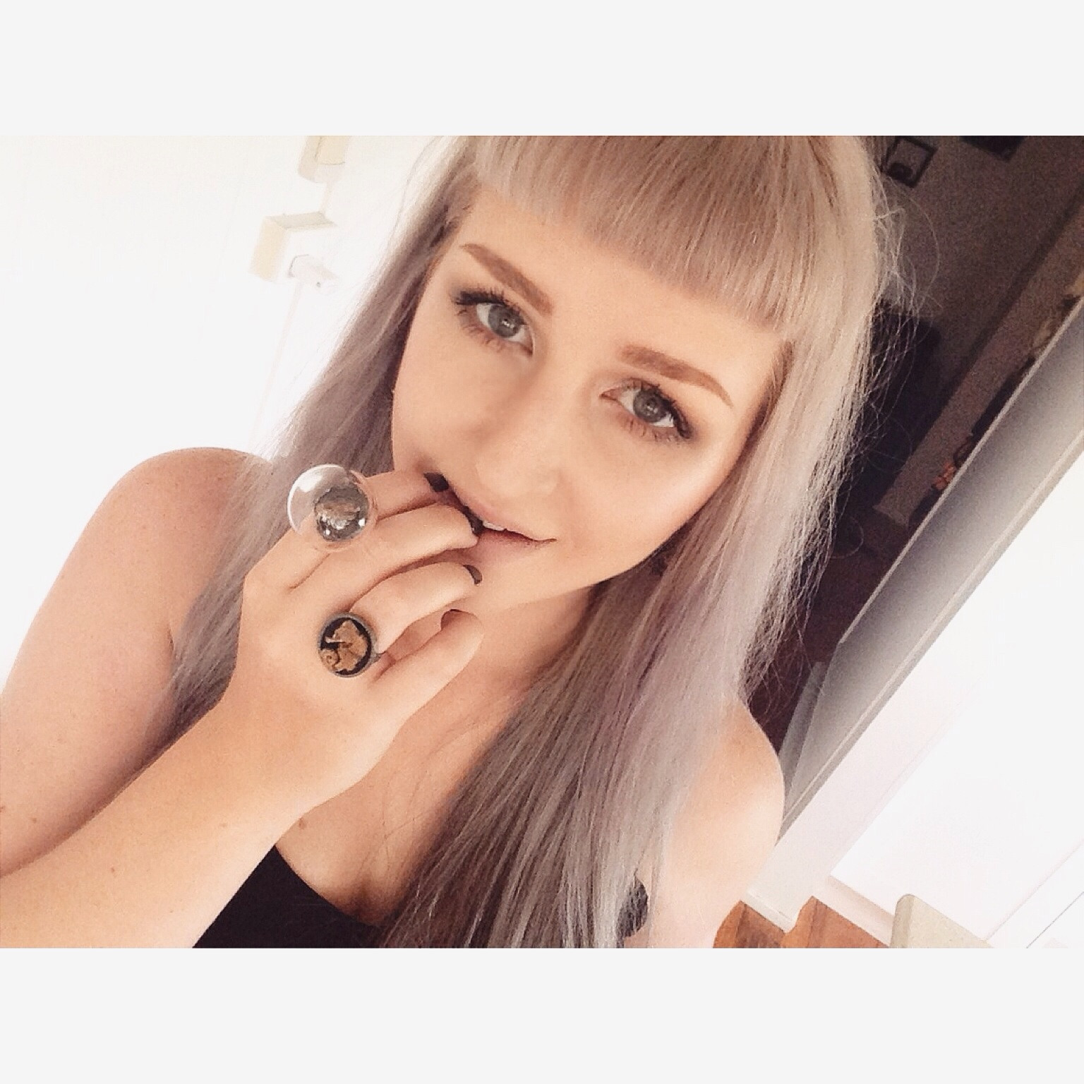 Wearing a couple of my favourite seahorse rings from Ladylockscreations! | Scrolller