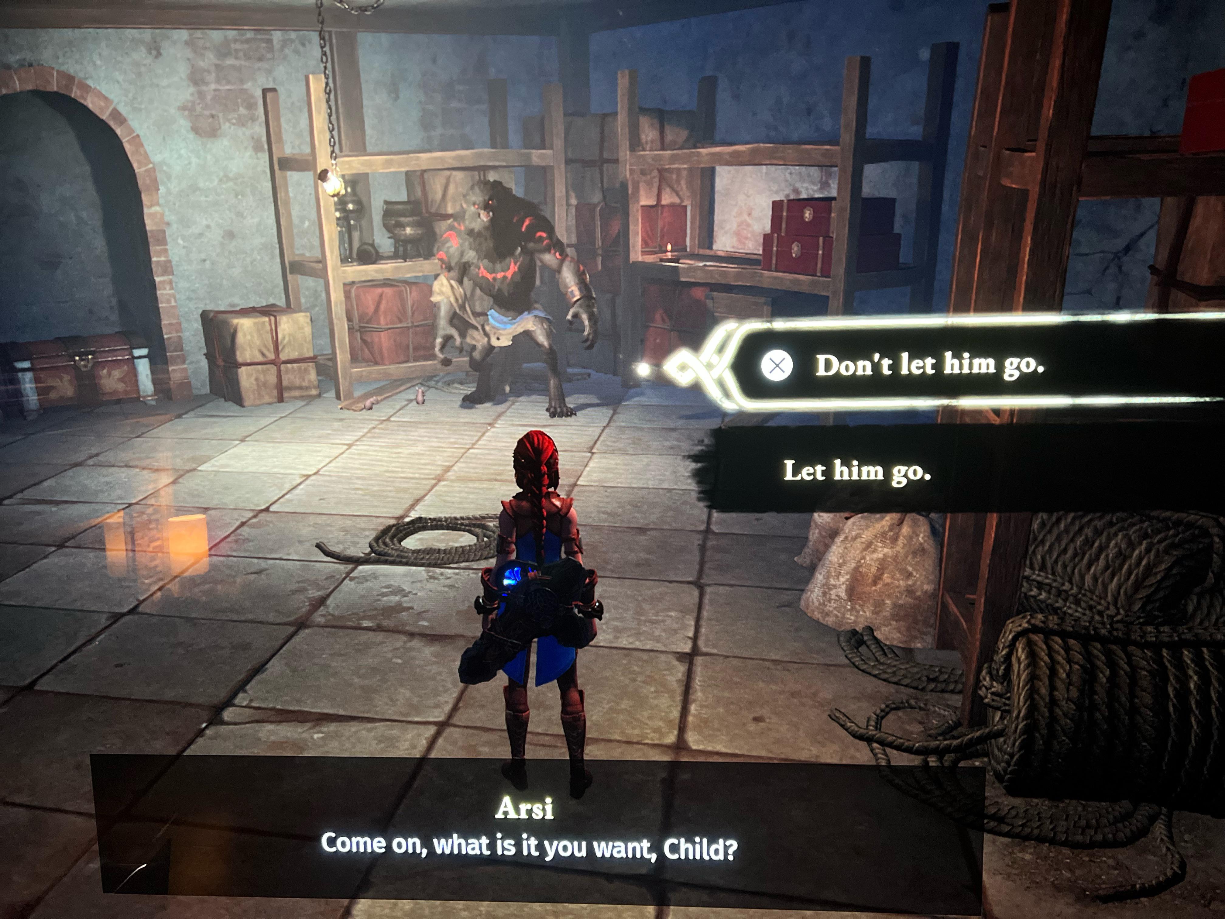 What are the consequences if I let Arsi go? | Scrolller