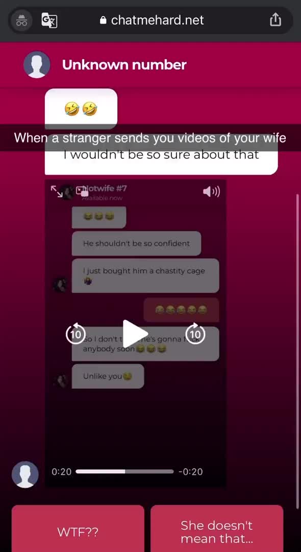 When a stranger sends you videos of your wife [Part 15] | Scrolller