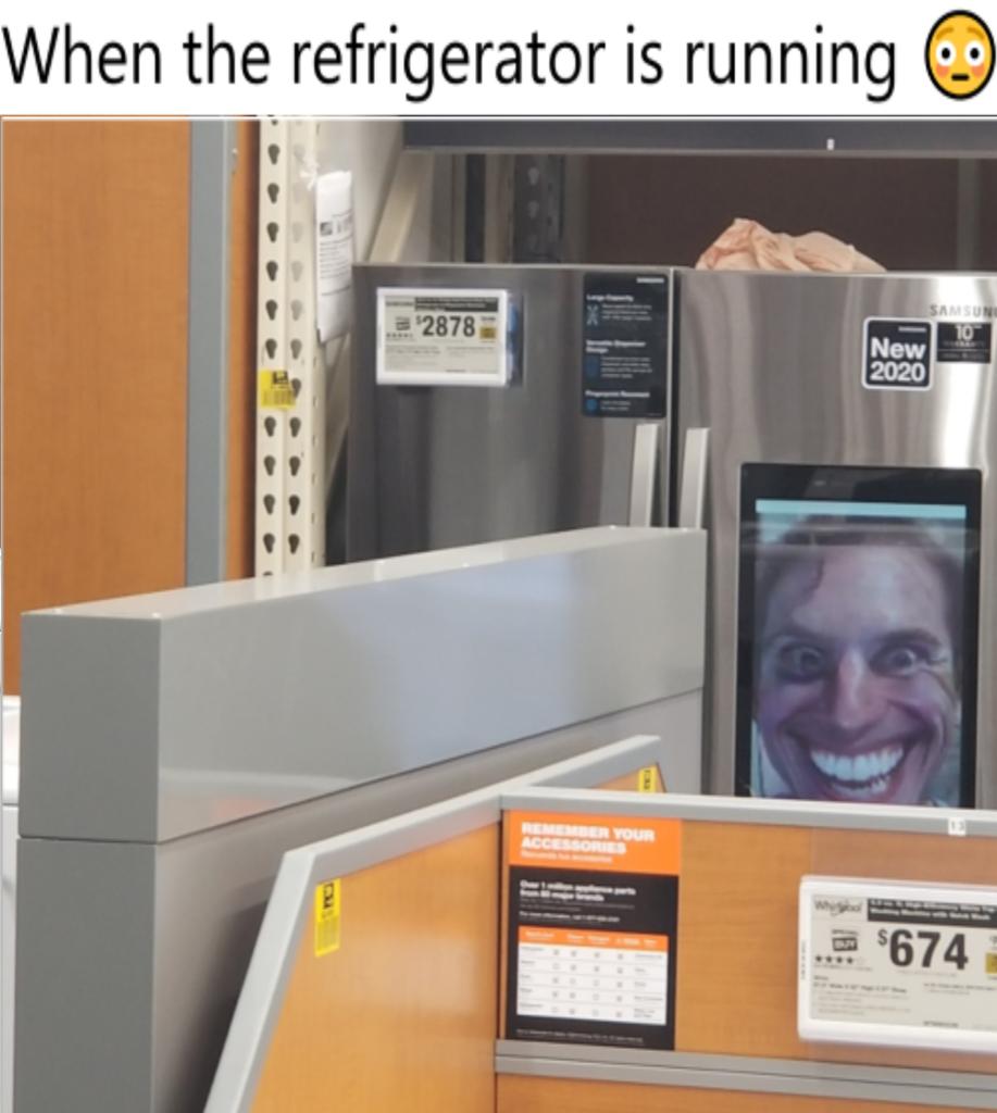 When the fridge is imposter | Scrolller