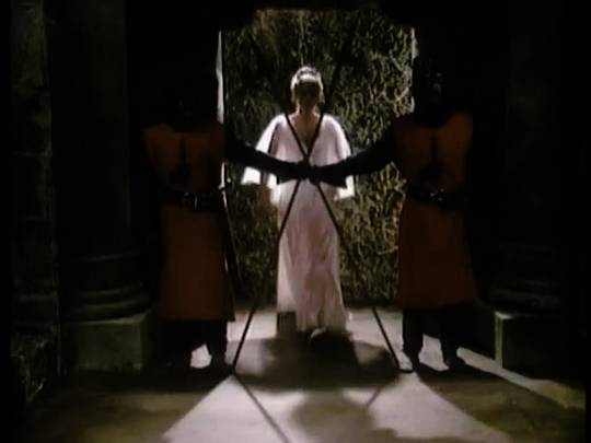 When the kingdom was conquered, did your mother, the Queen, manage to escape the barbarians ...