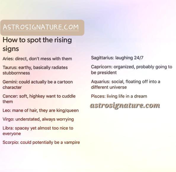 Without Asking, Here How to Spot the RISING SIGN | Scrolller