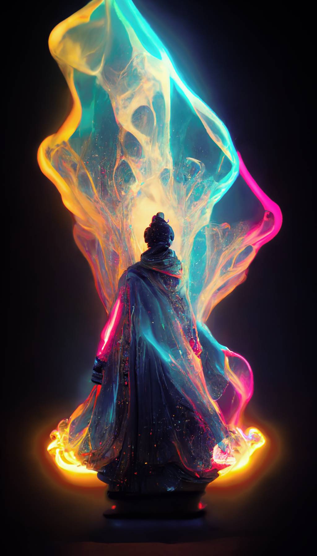 Wizard in a robe | Scrolller