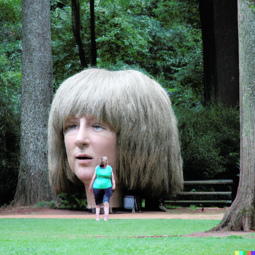 world's largest wig in a park award winning photo | Scrolller