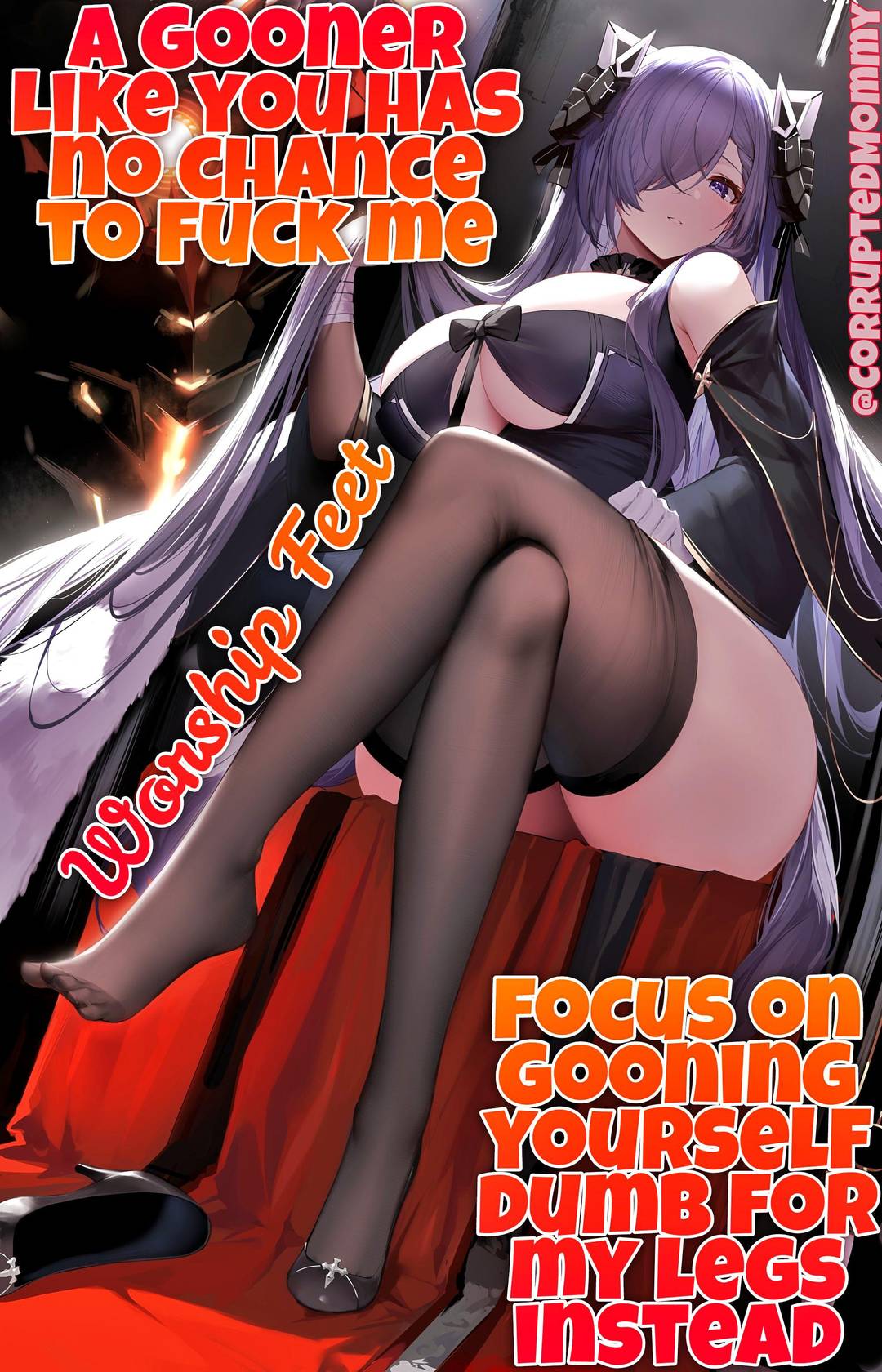 Worship mommy's feet~ ️ | Scrolller