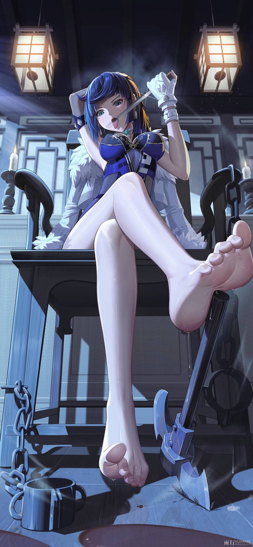 Yelan’s feet dripping | Scrolller