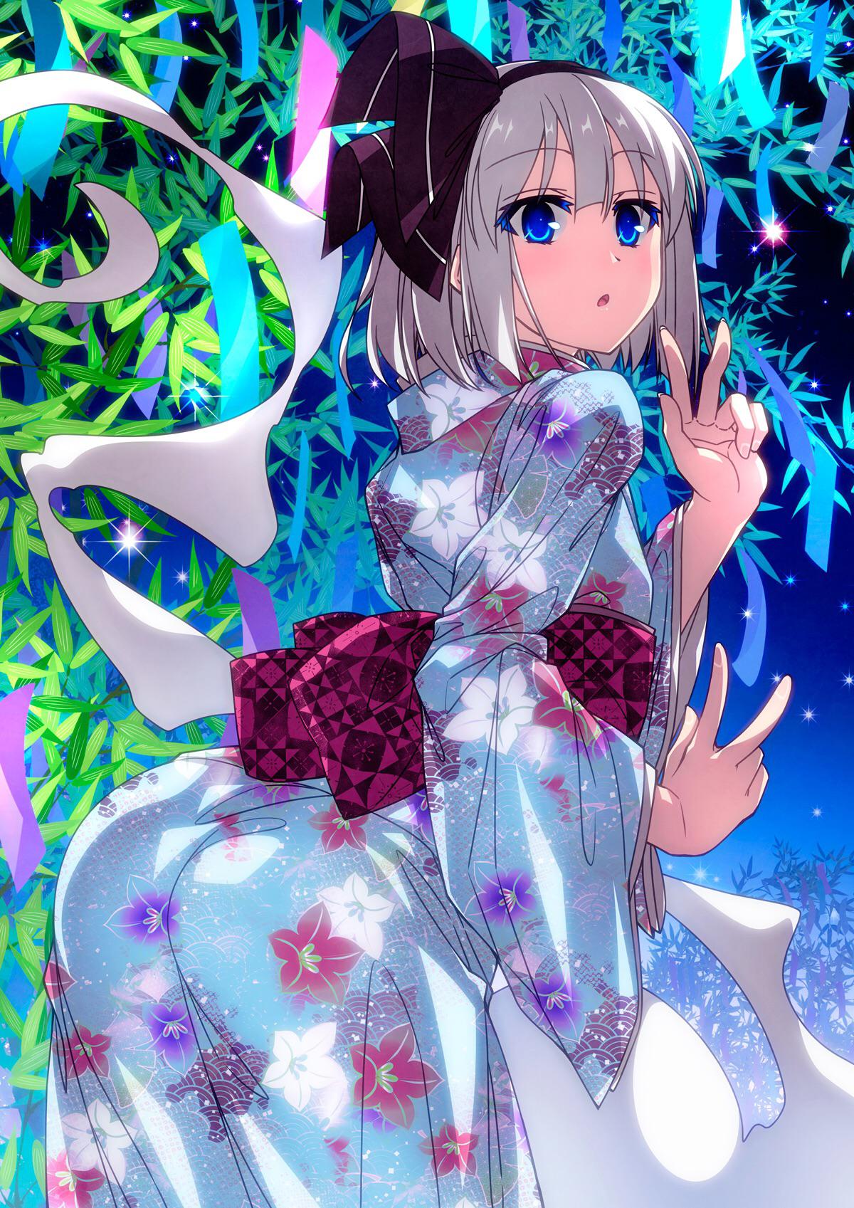 Youmu in a Pretty Kimono [Touhou] | Scrolller