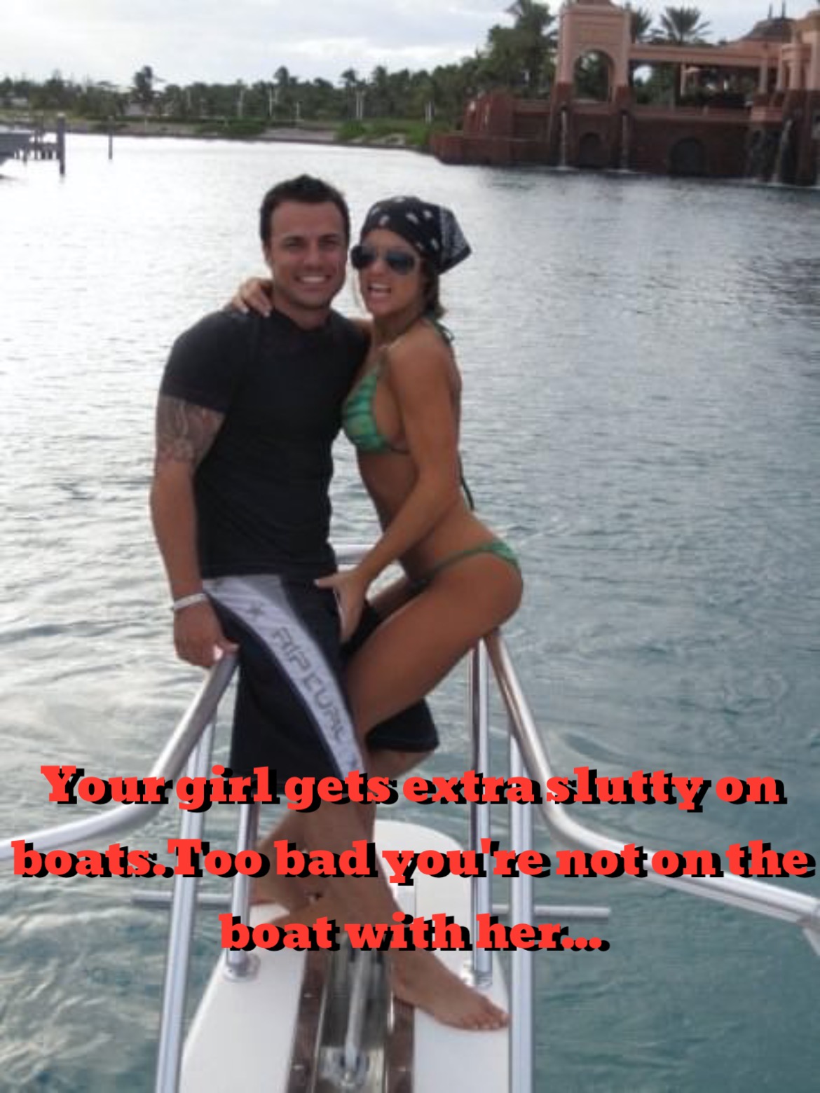 Your girl gets EXTRA slutty on boats. Too bad you’re not on the boat… | Scrolller