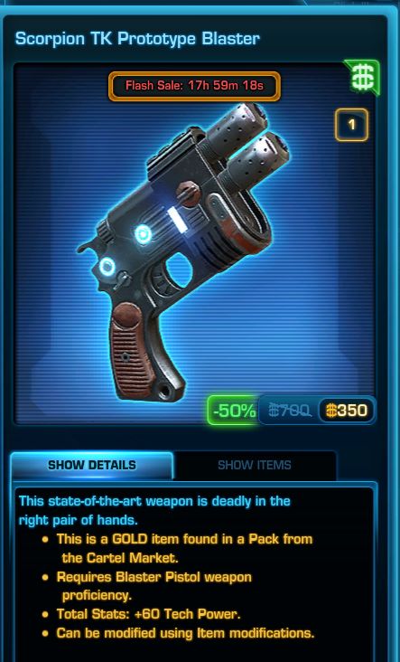 062321 Cartel Flash Scorpion TK Blaster Pistol 350CC | Scrolller