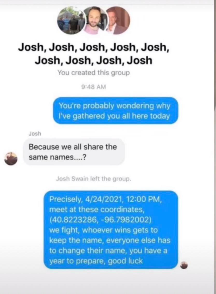 11 days until the Josh-off everyone | Scrolller