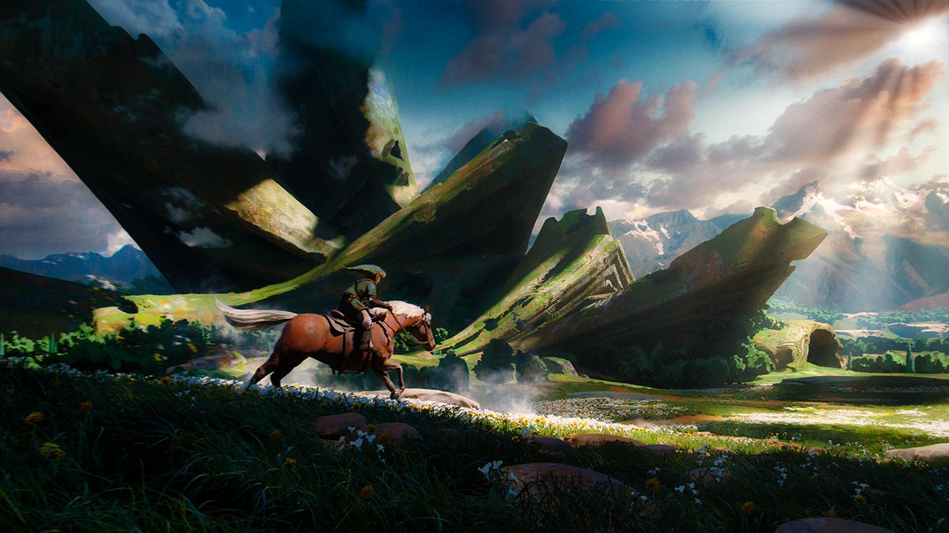 [1920x1080] AI-hyrule's-plains | Scrolller