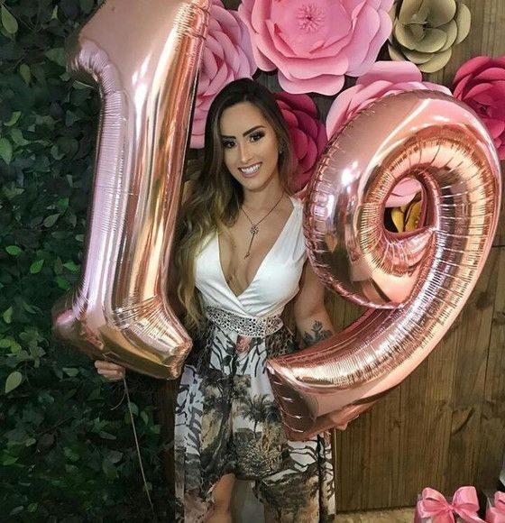 19th birthday rose gold balloons | Scrolller