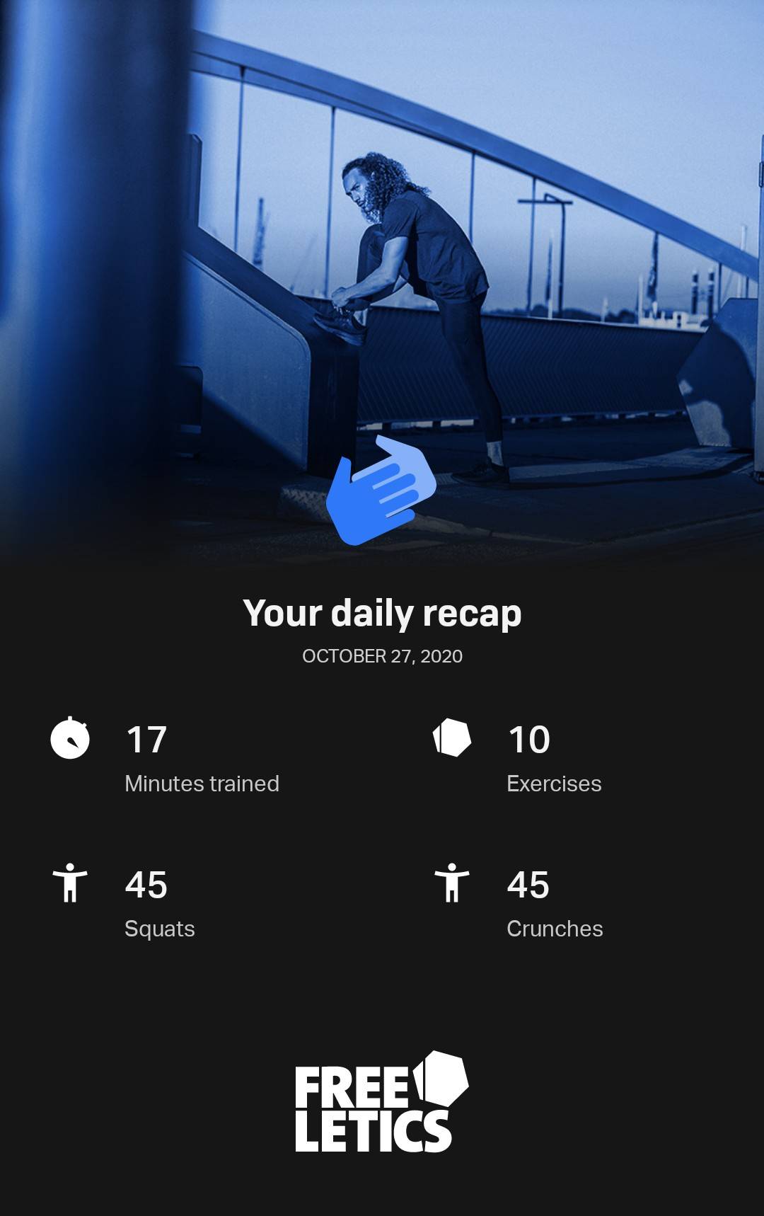 1st workout with all exercises completed 😭 | Scrolller