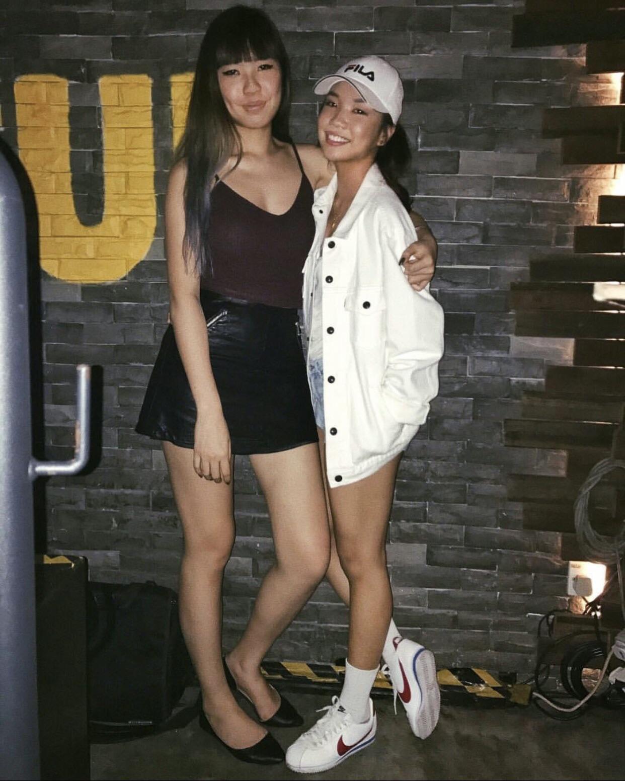 [2] leggy Asians at the bar. Pick one to pound back home | Scrolller