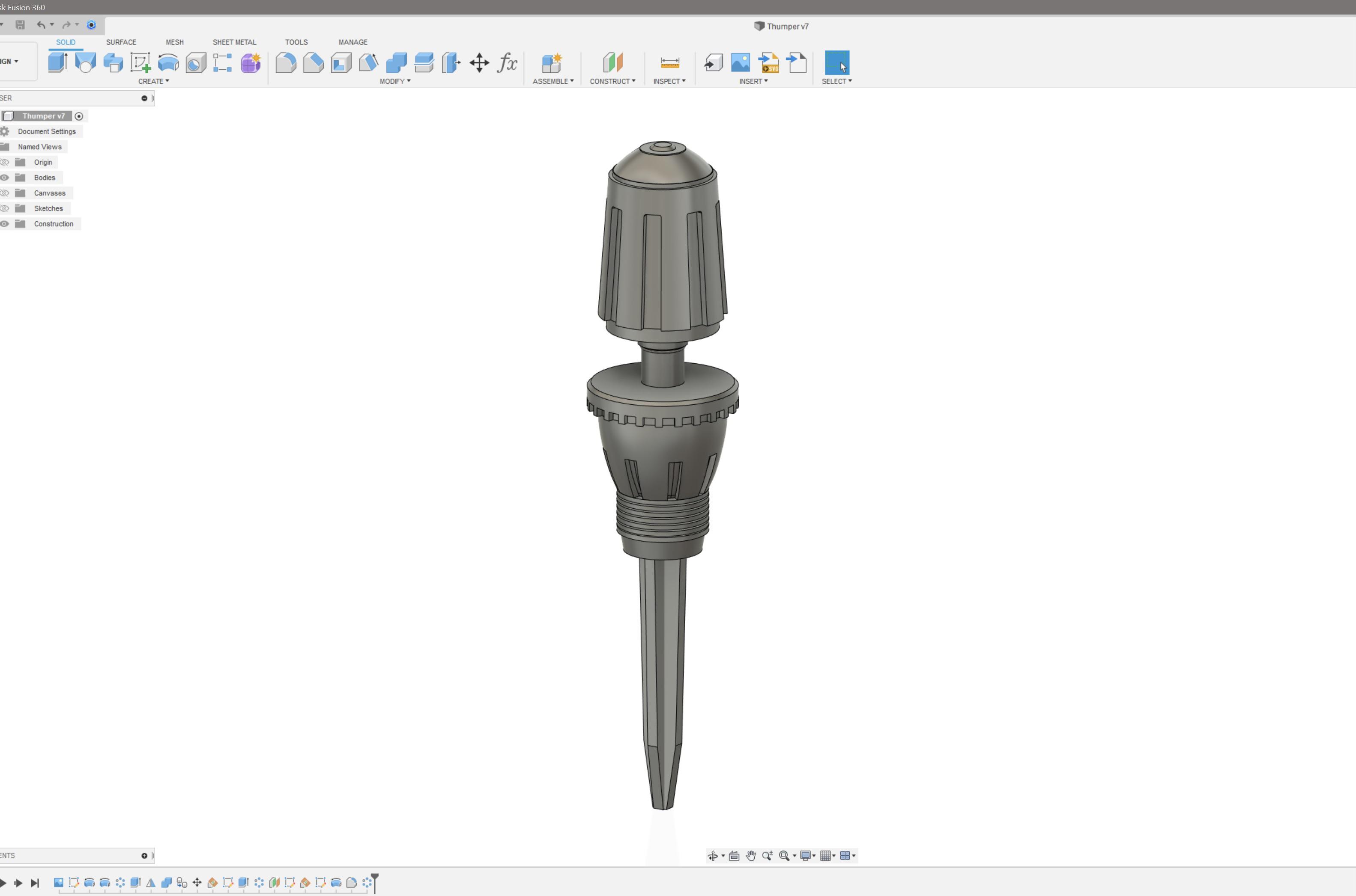 2021 Thumper model in progress | Scrolller