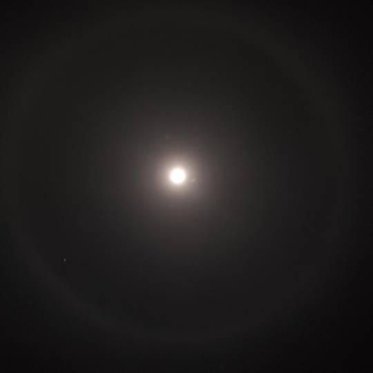 22° Halo. Also Called a Moon Ring | Scrolller
